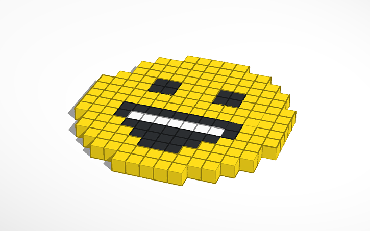 3D design smily face - Tinkercad