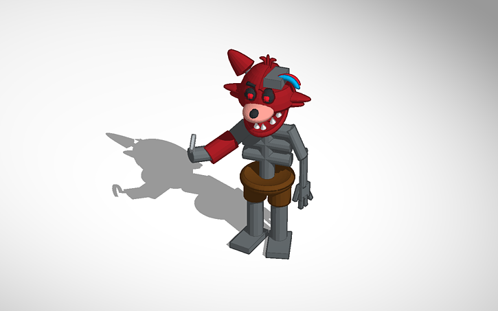 3D design TJOC:R Foxy - Tinkercad