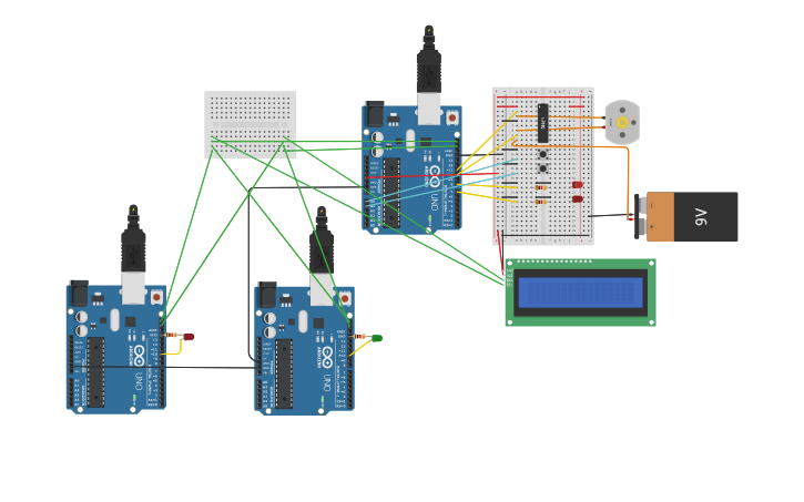 Circuit Design Two Statecharts With I2c Communication Tinkercad