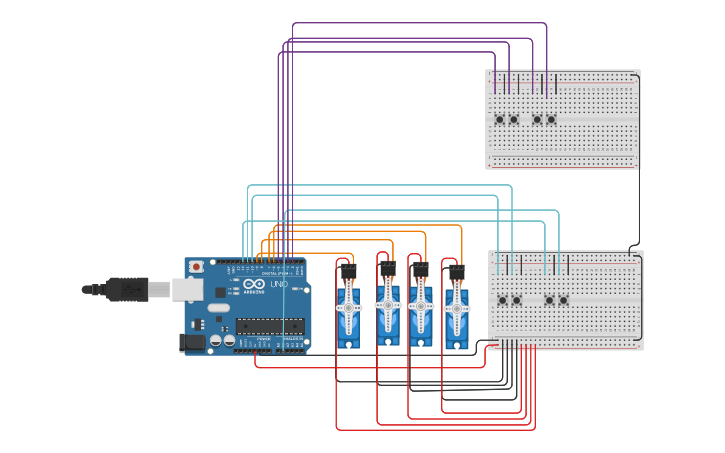 Circuit design 5 aula de programação usando analog | Tinkercad