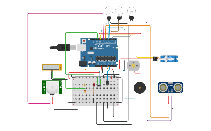 Circuit Design Smart Home Home Automation Tinkercad