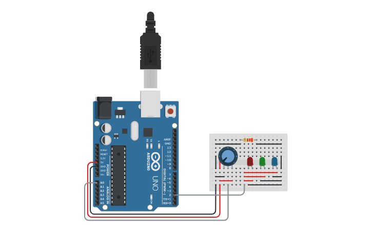 Circuit Design Copy Of Programming With Potentiometers Tinkercad