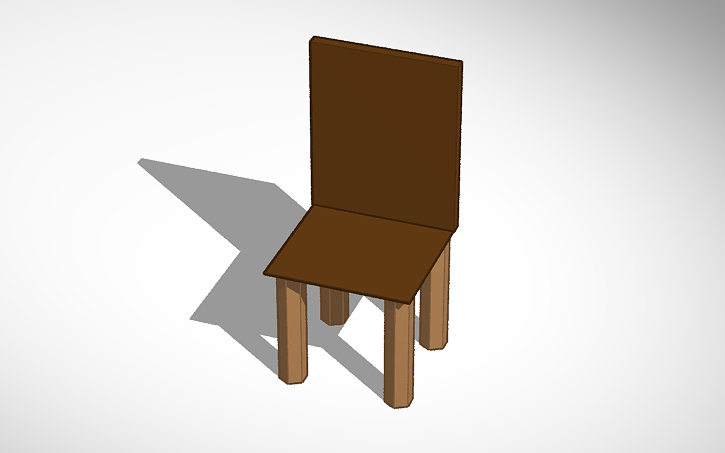 3D design Chair - Tinkercad