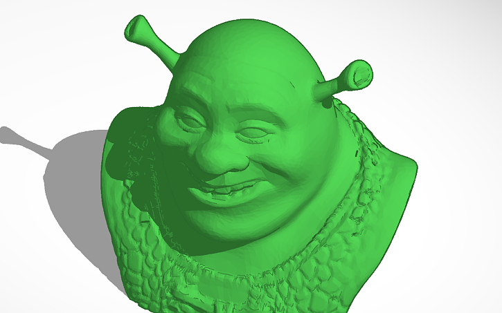 3D design shrek - Tinkercad