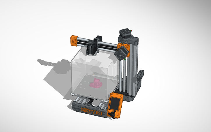 3D design PRUSA Mini - Tinkercad