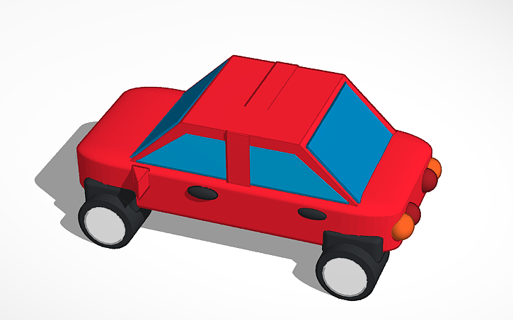 3D design car - Tinkercad