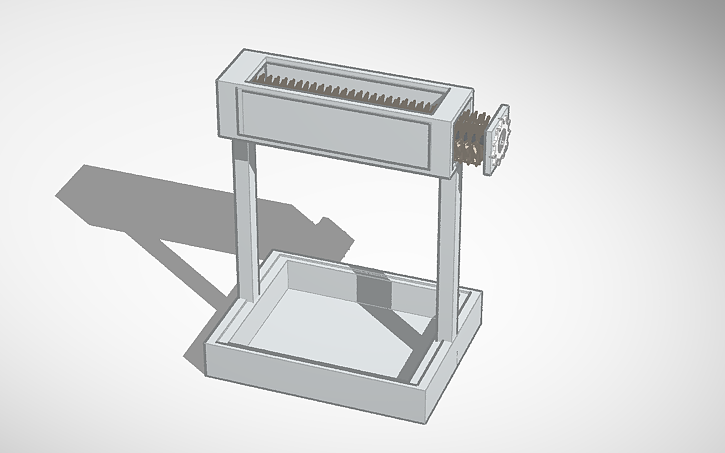 3D design shredder - Tinkercad