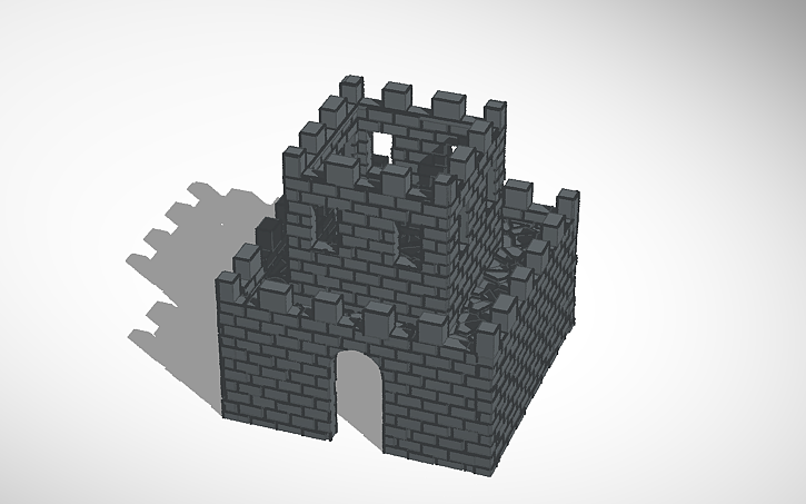 3D design mario castle | Tinkercad