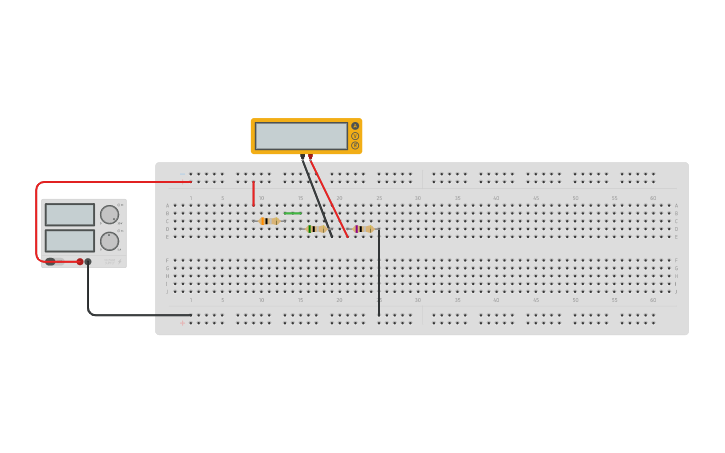 Circuit design circuito serie | Tinkercad