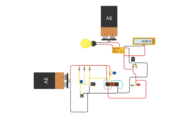 Circuit design clap switch - Tinkercad