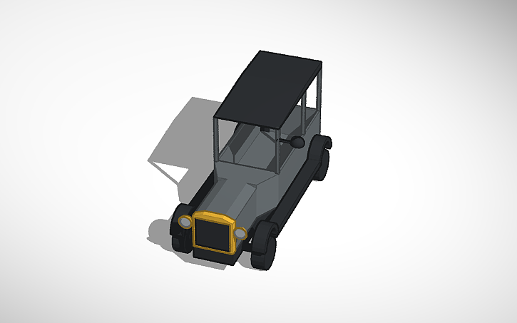 3D design garbage Ford Model T | Tinkercad