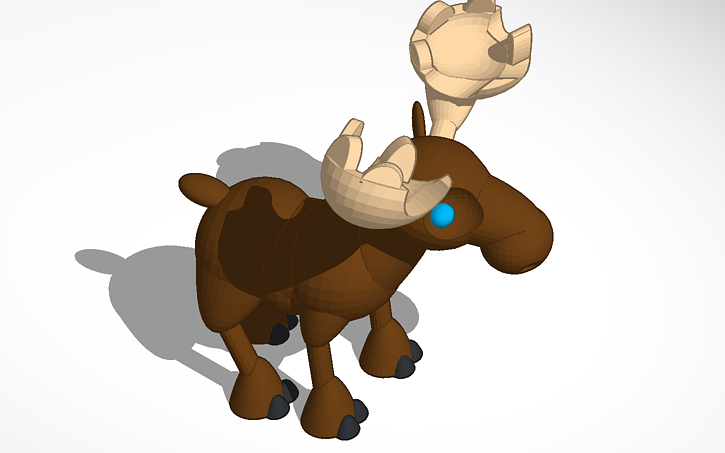 3D design Moose - Tinkercad