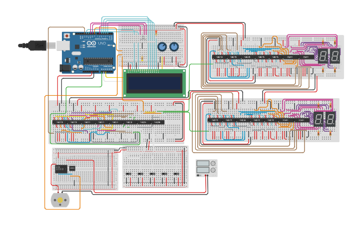 Circuit design Projeto Final | Tinkercad