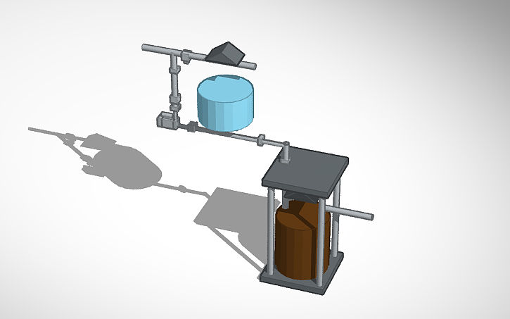 3D design PROYECTO filtros de agua - Tinkercad