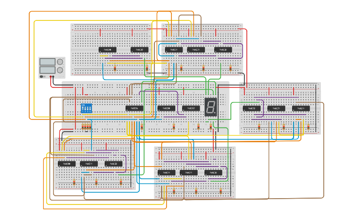 Circuit design EXAMEN 2 | Tinkercad