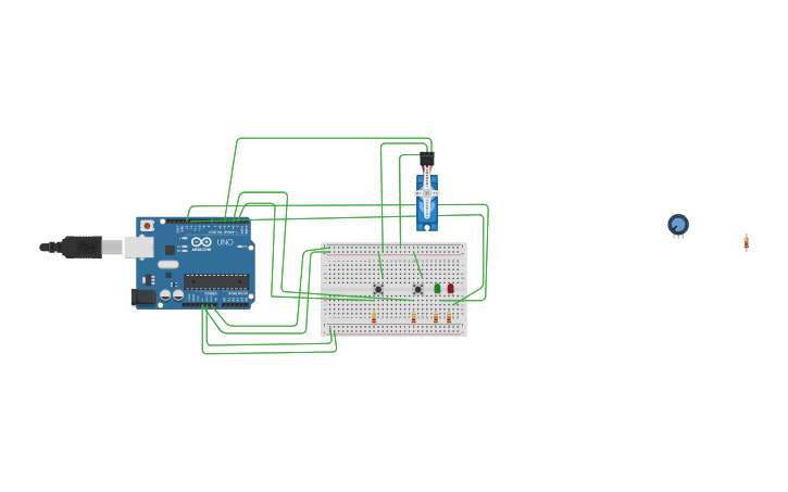 Circuit design servo - Tinkercad