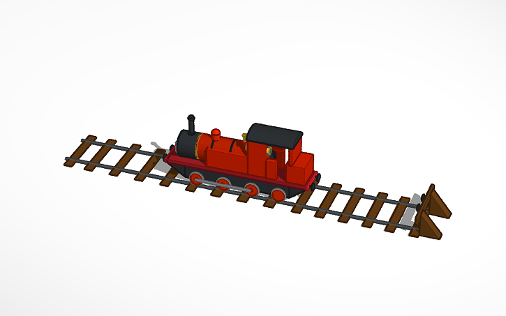 3D design Furness Railway cleator tank steam locomotive - Tinkercad