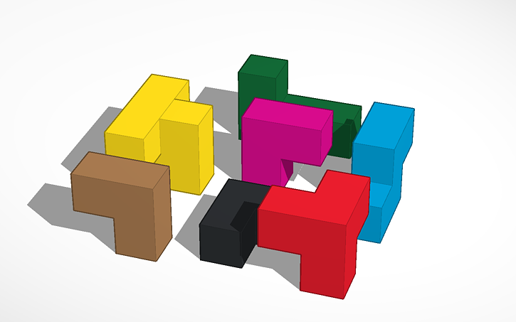 3d Design Puzzle Cube Tinkercad