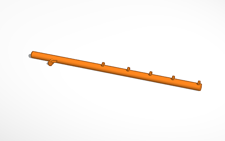 3D design Fishing Pole | Tinkercad