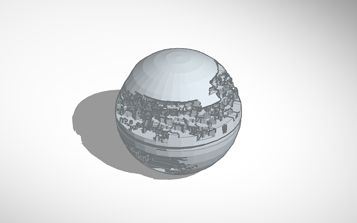 3D design Death star - Tinkercad