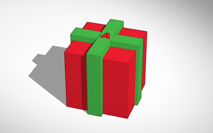 3D design Christmas present | Tinkercad