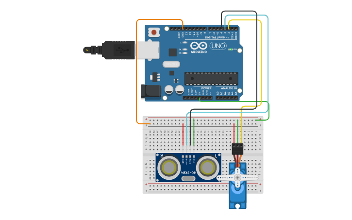 Circuit design QUEZON SENSOR ACTIVITY | Tinkercad