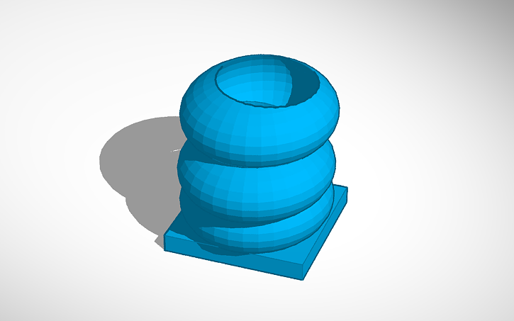 3D design pencil holder | Tinkercad