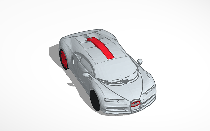 3D design bugatti chiron - Tinkercad