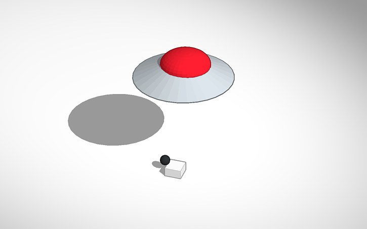 3D design UFO - Tinkercad