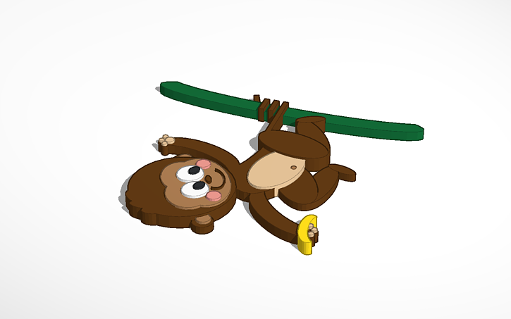 3D design Monkey - Tinkercad