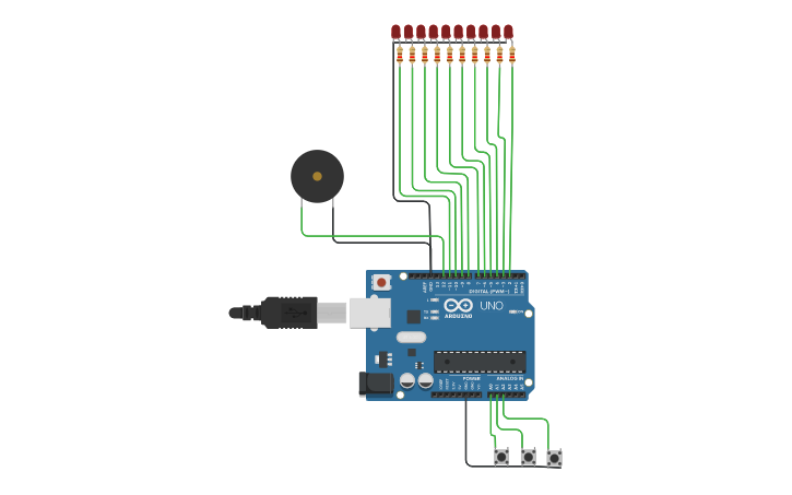 Circuit Design Visual Timer Tinkercad