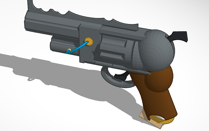 3D design revolver (wip) | Tinkercad