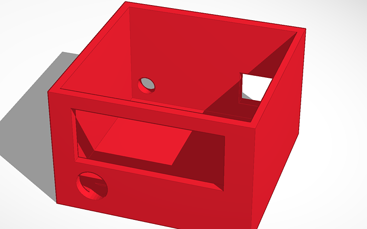 3D design controller case w/sw and output power plug | Tinkercad