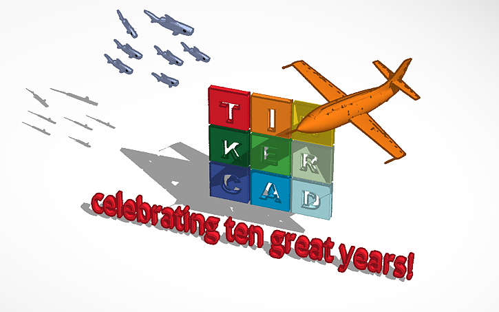 3D design happy birthday! | Tinkercad