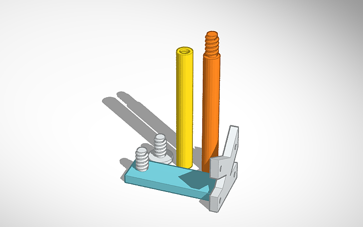 3D design Paper Towel Holder - Tinkercad