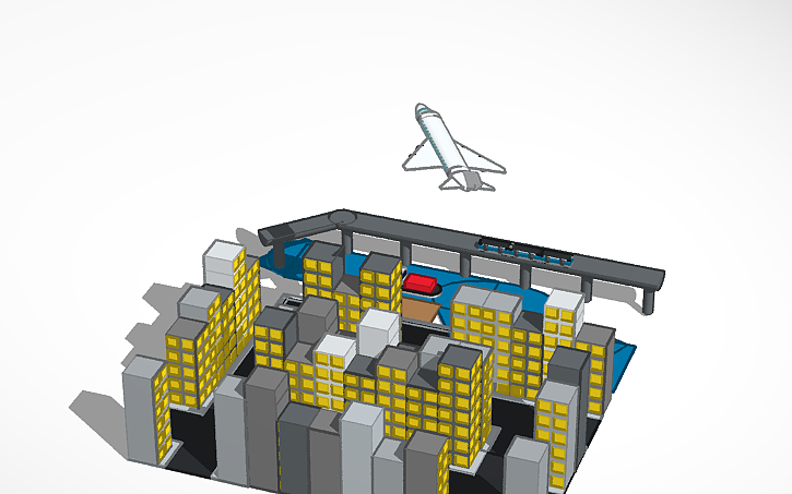 3D design City - Tinkercad