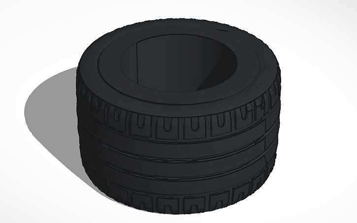 3D design LEGO Wheel Tire-roll (13x18) - Tinkercad
