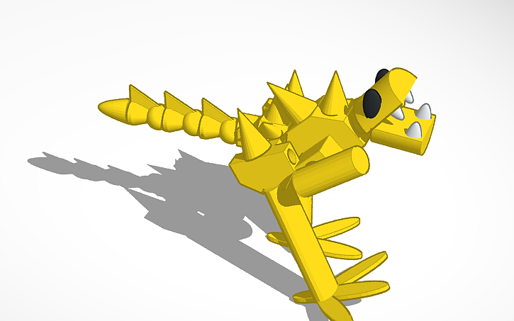 3d Design динозавр Tinkercad