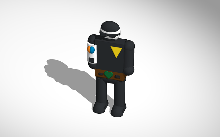 3D design my fanmade undertale character (original) | Tinkercad