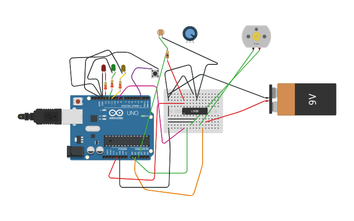 Circuit design LABORATORY 4-A - Tinkercad