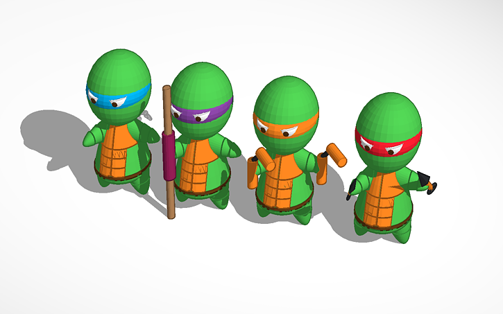 3d Design Tmnt Tinkercad