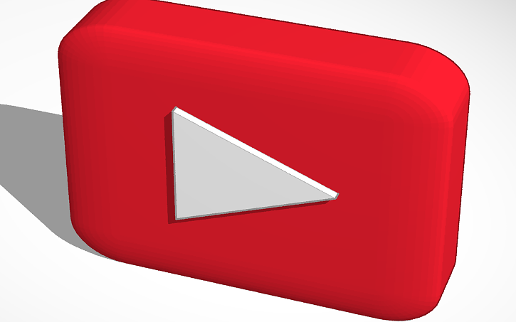 3D design YT Play Button | Tinkercad