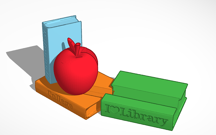3D design library stand 1d11 | Tinkercad