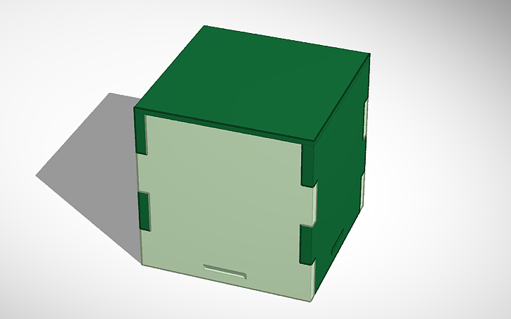 3D design complete box 4x4x4 | Tinkercad