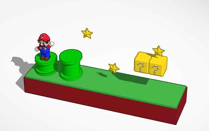 3D design Mario - Tinkercad
