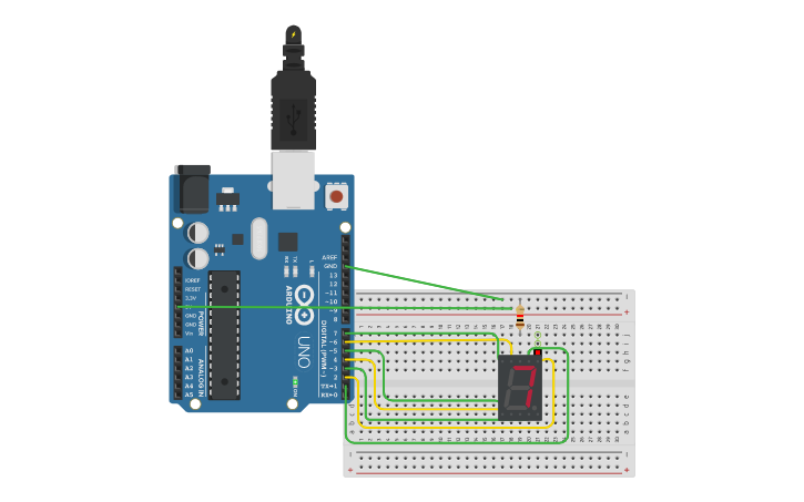 Circuit Design Countdown Circuit Tinkercad