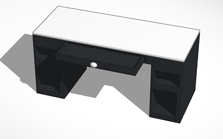 3D design cool desk - Tinkercad