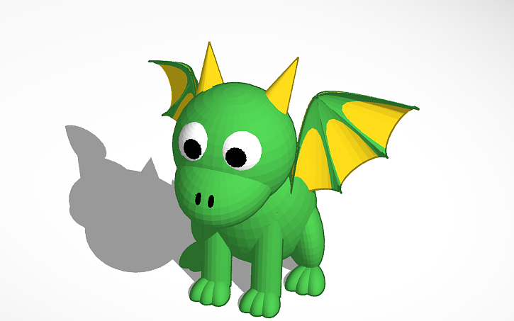 3D design Dragon - Tinkercad