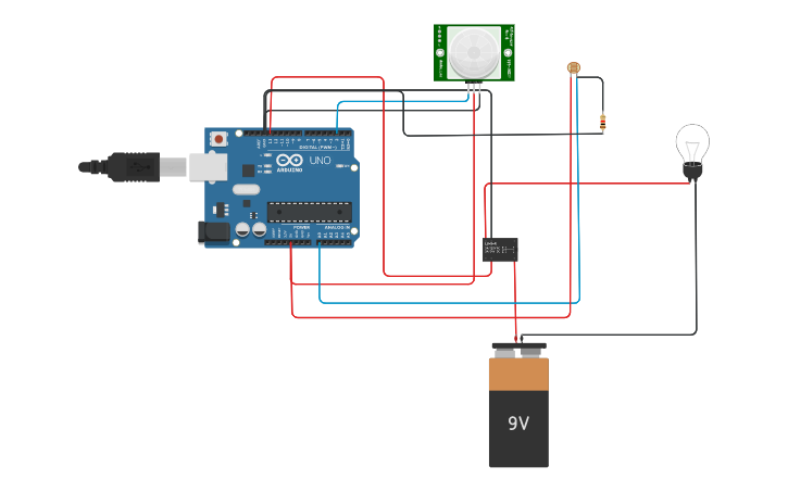 Circuit design Smarthome-Lamp - Tinkercad