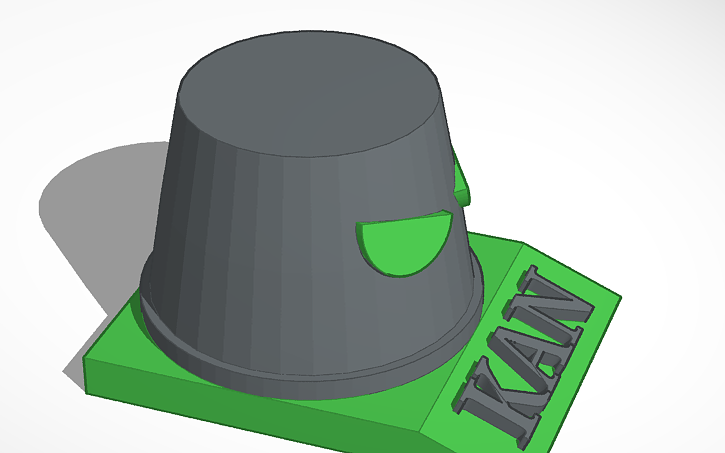 3D design kan gaming logo | Tinkercad